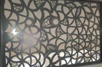 China Room Divider Laser Cut Metal Panels Powder Coating for sale
