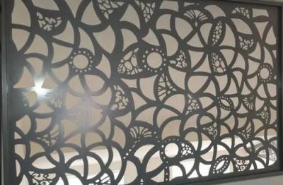 China Room Divider Laser Cut Metal Panels Powder Coating for sale