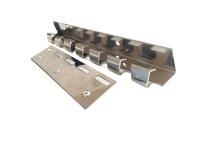 China 201 Ss Pvc Curtain Hanger Track Hanging Systems For Pvc Strip Curtain Rail for sale