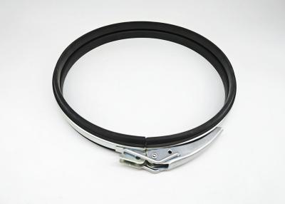 China Galvanized Steel Lever Lock Ring Quick Release Clamp For Ducting System for sale