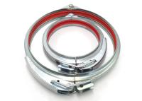 China 160mm Quick Release Duct Clamps Rapid Pull Ring For Dust Collection System for sale