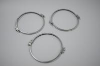 China High Pressure Slim Steel Galvanized Pipe Clamp 80MM - 300MM Heavy Duty Customized for sale