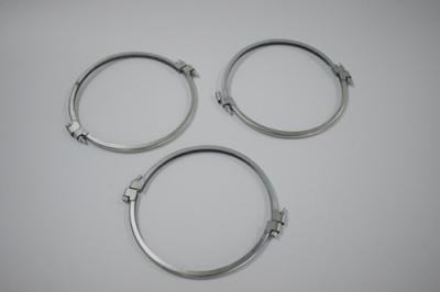 China High Pressure Slim Steel Galvanized Pipe Clamp 80MM - 300MM Heavy Duty Customized for sale