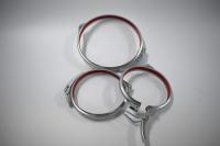 China Custom Pipe Quick Release Clamps With Handle Mechanical Equipment Deepdrawing for sale