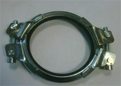 China Galvanized Heavy Duty Pipe Welding Clamps Mounting Bracket 0.8mm-2.0mm Thickness for sale