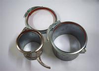 China OEM Galvanized Round Quick Fit Steel Duct Clamp For Dust Extraction System for sale