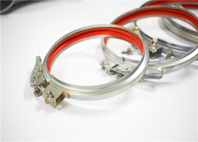 China Rubber Ring Quick Release Pipe Clamp Handle Fastening Sealing 80-300mm for sale