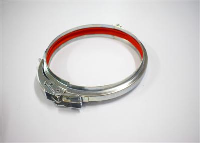 China White OEM Quick Release Pipe Clamp With Rubber Industry Dust Removal Water for sale