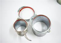 China Custom Rubber Size Quick Release Pipe Clamp Easy Install Diesel Engine 1mm Thickness for sale
