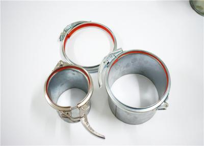 China Custom Rubber Size Quick Release Pipe Clamp Easy Install Diesel Engine 1mm Thickness for sale