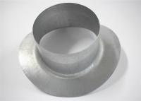 China Pressed Collar Saddles Dust Extraction Pipe For Ventilation System Galvanization Surface for sale