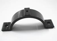 China Powder Surface Stamped Aluminum Parts Bracket For Pipe Clamp Black ANSI Standard for sale