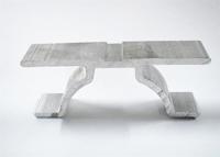 China ODM OEM Aluminum Small Metal Components Bracket Of Clamp Hold Lamp With Fixed for sale