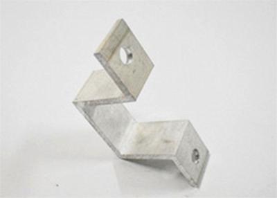 China Precision Metal Stamping Parts Custom Diameter Sliver Surface Lamp Tube Fixing for sale