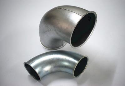 China Modular Steel Industrial Dust Collection Duct Pipe 90 Degree Pressed Bend for sale