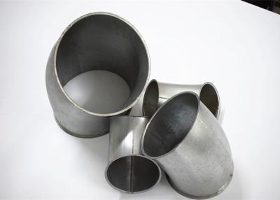China 140mm Galvanized Steel 90 Degree Seam Weld Dust Extraction Pipe Pressed Elbow for sale