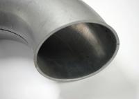 China Galvanized Steel Long Radius 45 Degree Dust Extraction Pipe Bends For Ductwork System for sale