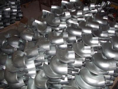 China 1mm Thickness Deep Drawn Parts Half Bends For Ventilation System for sale