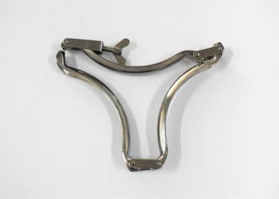 China DN50 Heavy Duty Pipe Clamps With Belt Screw Sliver Galvanized Grip Collar Steel 304 for sale