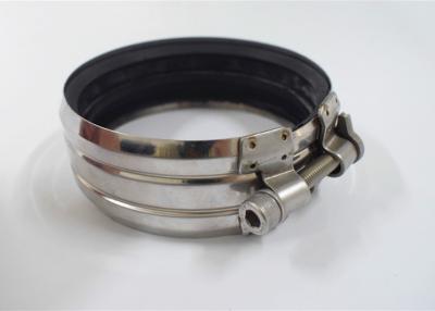 China No Hub Coupling Heavy Duty Tube Clamps , Type B - Ear Plate Clip Drive Galvanized Pipe Clamp for sale