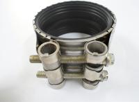 China Type A - Hoop Heavy Duty Pipe Clamps Strip Clip Drive Hubless No Hub Coupling for sale