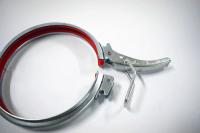 China Manual Operation Quick Release Pipe Clamp Gas Transportation Seamless Connection for sale