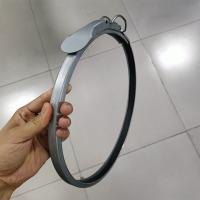 China 10 Inch Galvanized Steel Lap Joint Industrial Dust Collection Pipe Clamp for sale