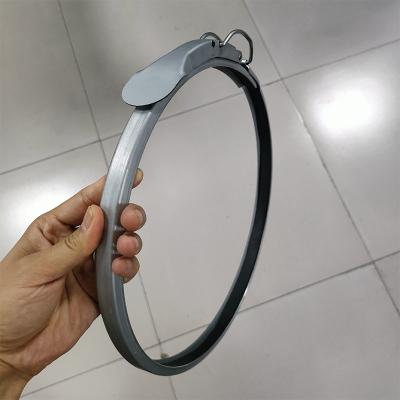 China 10 Inch Galvanized Steel Lap Joint Industrial Dust Collection Pipe Clamp for sale
