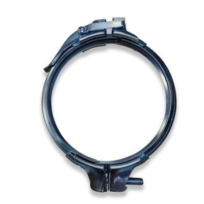 China Duct Heavy Duty Pipe Clamps Quick Connect Pull Ring With EPDM for sale