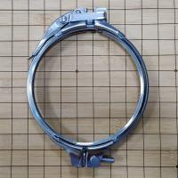China 4 Inch Galvanized Flange Pipe Clamps For Normal Temperature for sale