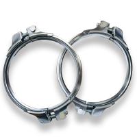 China 2.0mm Thinckness Clip Duct Clamp Heavy Duty Flange Duct Pipe Clamp With EPDM O Ring for sale