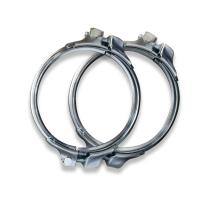 China Heavy Duty 2.0mm Galvanized Pipe Clamps Ventilation Release Quick  Ducting Metal Clamps for sale