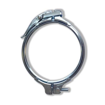 China Heavy Duty Pipe Clamps With Silicone Sealing Ring 3.0mm Pipe Thickness for sale