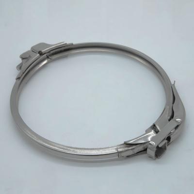 China SUS304 Quick Release Heavy Duty Steel Pipe Clamps With Gasket for sale