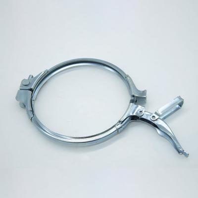China 1.0mm/1.5mm/2.0mm/3.0mm Thickness Heavy Duty Pipe Clamps for Flange Pipe Compatibility for sale