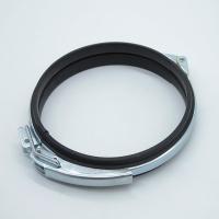 China Secure Piping System Galvanized Pipe Clamp Piping Clips 80mm-500mm Range for sale