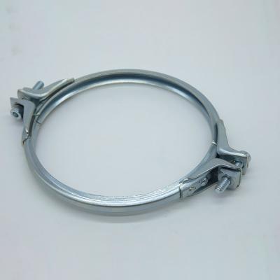 China Petroleum Heavy Duty Pipe Clamps Carbon Steel Material 2.0mm Thickness for sale