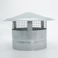 China Fireplace Chimney Cap Galvanized Rain Cap Outdoor Stove Pipe Topper Mesh Chimney Flue Cover Vent Flue For Family Kitchen Cooking for sale