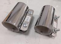 China Stainless Steel 50x100mm Pneumatic Conveying Pipe Coupling for sale