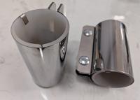 China Stainless Steel 63x100mm Pneumatic Conveying Pipe Coupling Clamp for sale