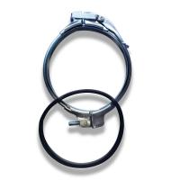China Galvanized Sheet Quick Release Spiral Duct Clamp for Ventilation Systems for sale