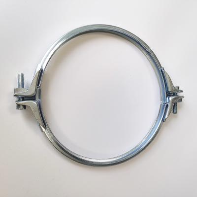 China Heavy Duty Pipe Clamps with EPDM Gasket for Ventilation Ducts in 304 Stainless Steel for sale