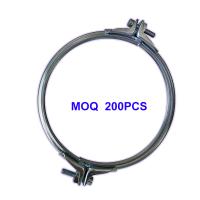 China 150 Mm Bolted Pipe Clamp with Customized Production for Ventilation and Dust Removal Systems for sale