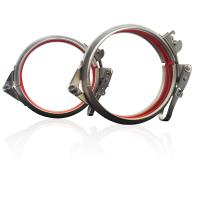 China Spring Hose Clamp Adjustable Pipe Hose Clamp Quick Release Round Duct Clamp Rapid Lock Ring for sale