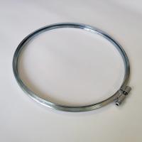 China Galvanized Bolted Ring V Type Pipe Clamp For  Modular Dust Collection Ducting for sale