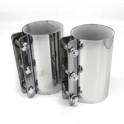 China Stainless Steel Pneumatic Conveying Pipe Coupling With Silicone Seal For Plastic Pellet Vacuum Conveying. for sale
