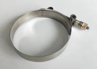 China T Bolt Hose Clamp Quick Release Pipe Clamp Custom Size ISO 90001 Approved for sale