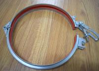 China Duct System SS304 Quick Release Pipe Clamp Rapid Lock 1mm Thickness for sale