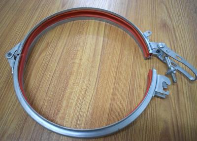 China Duct System SS304 Quick Release Pipe Clamp Rapid Lock 1mm Thickness for sale