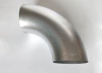 China 90 Degree Elbow Welding Galvanized Air Dust Extraction Pipe Fitting Connector Silvery Color for sale
